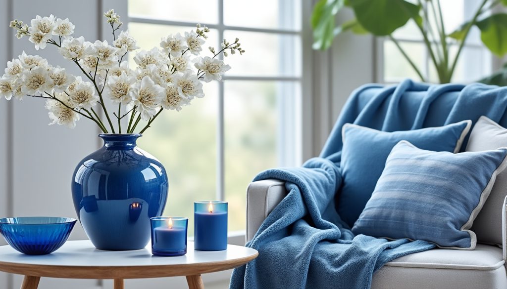 des idées de cadeaux décoratifs pour les passionnés de bleu - Dakola